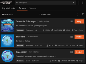 New Minecraft Modpack – Seaopolis: Submerged – Output Gaming